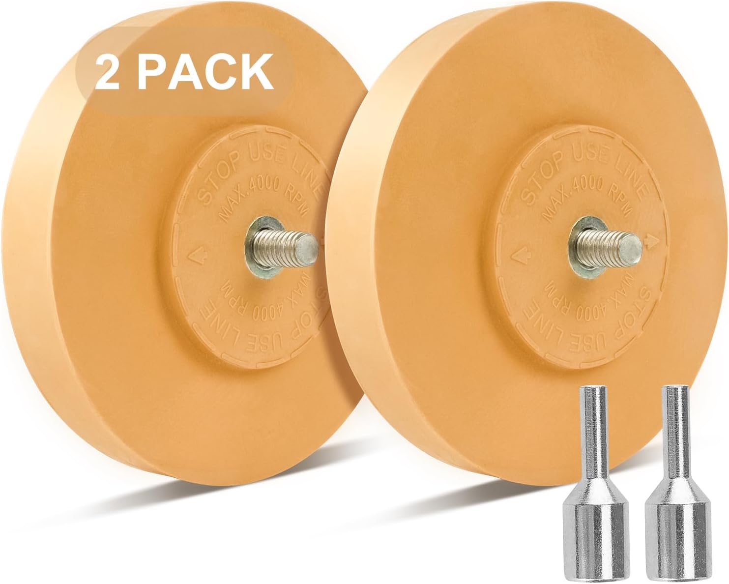 Belinova 2 Pack Eraser wheel Decal Remover Eraser Wheel Adhesive ...