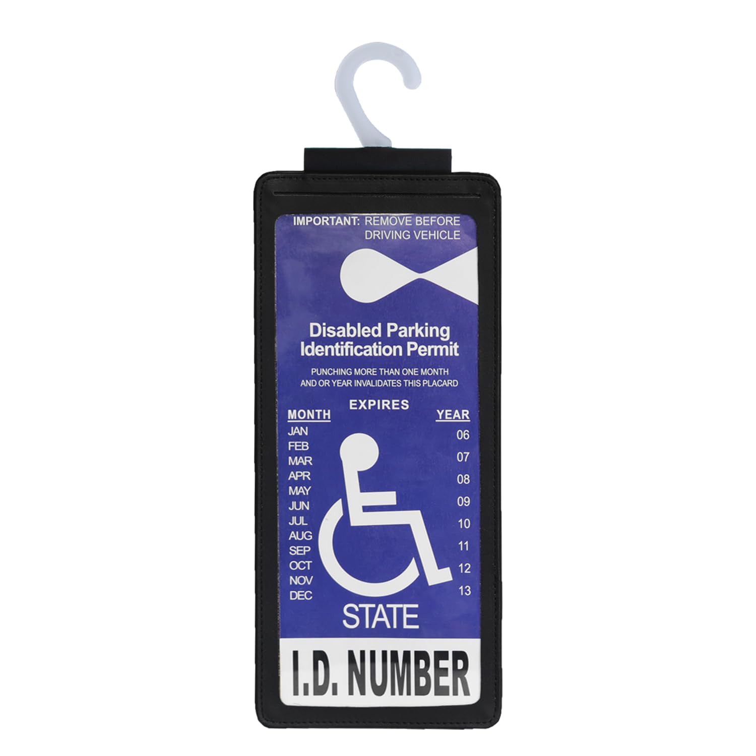 Amazon.com: Yuoyar Ultra Transparent Handicap Placard Holder for Auto ...