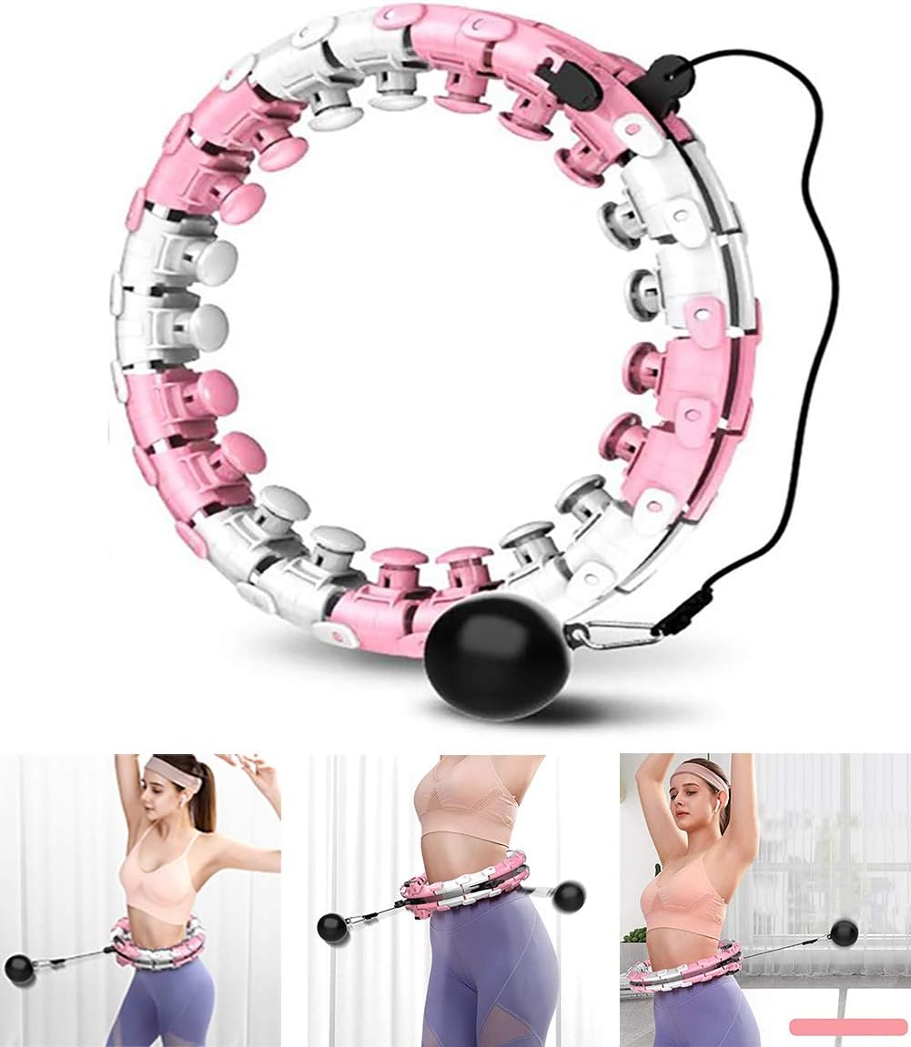 Smart Hula Hoop for Women, Adjustable Auto-Spinning Hoop with Counting ...