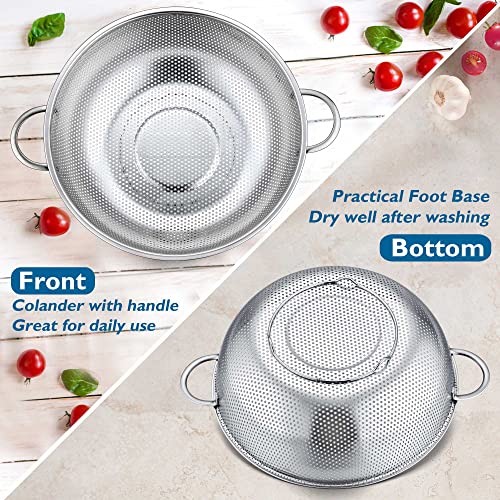 Stainless Steel Colander 22cm, Herogo Metal Kitchen Colanders with ...