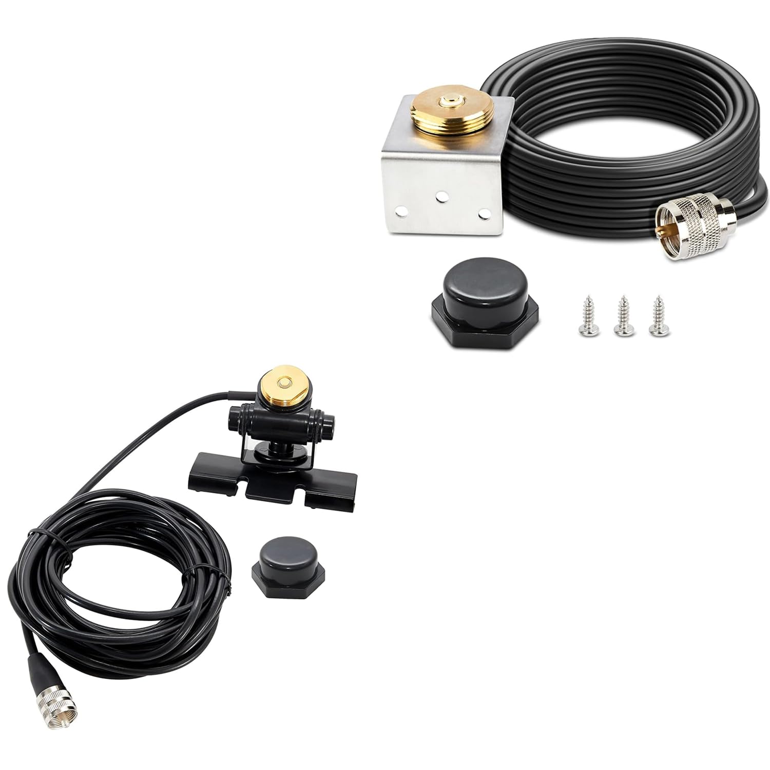 Amazon.com: Anina Adjustable NMO Antenna Lip Mount Bracket, Mount Cap ...
