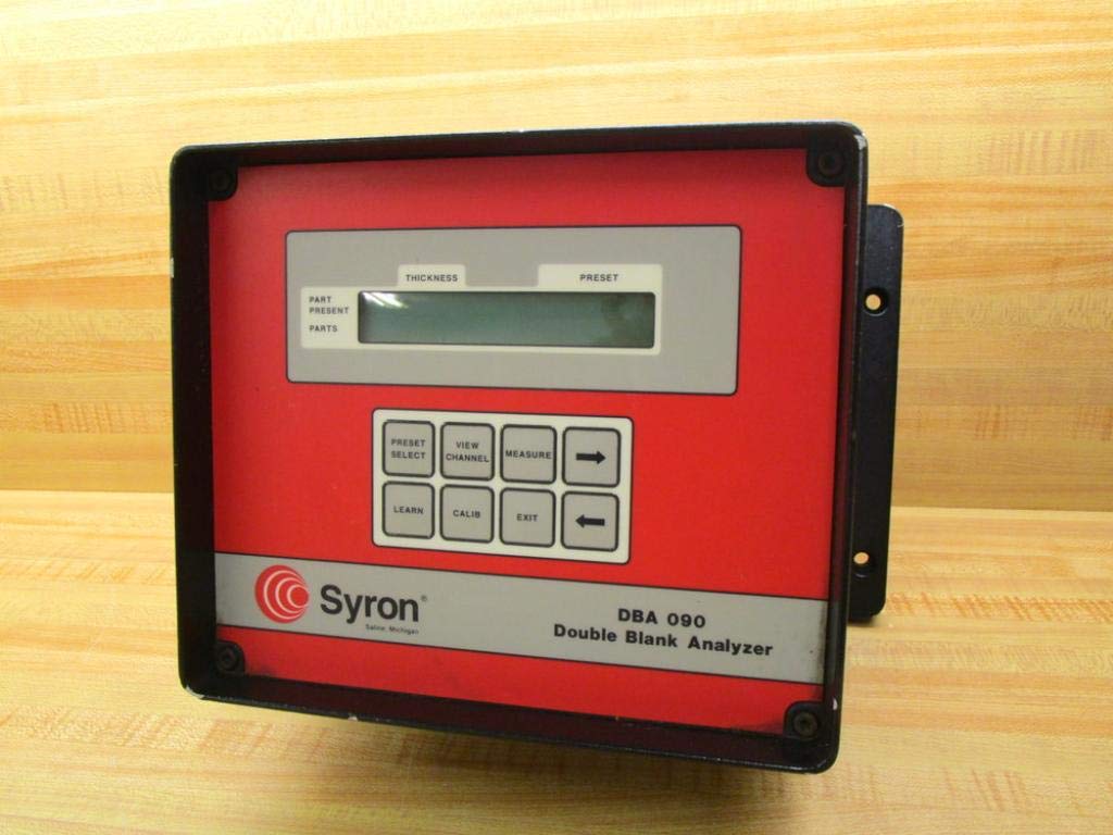 Syron DBA 090 Double Blank Analyzer DBA090: Amazon.com: Industrial ...