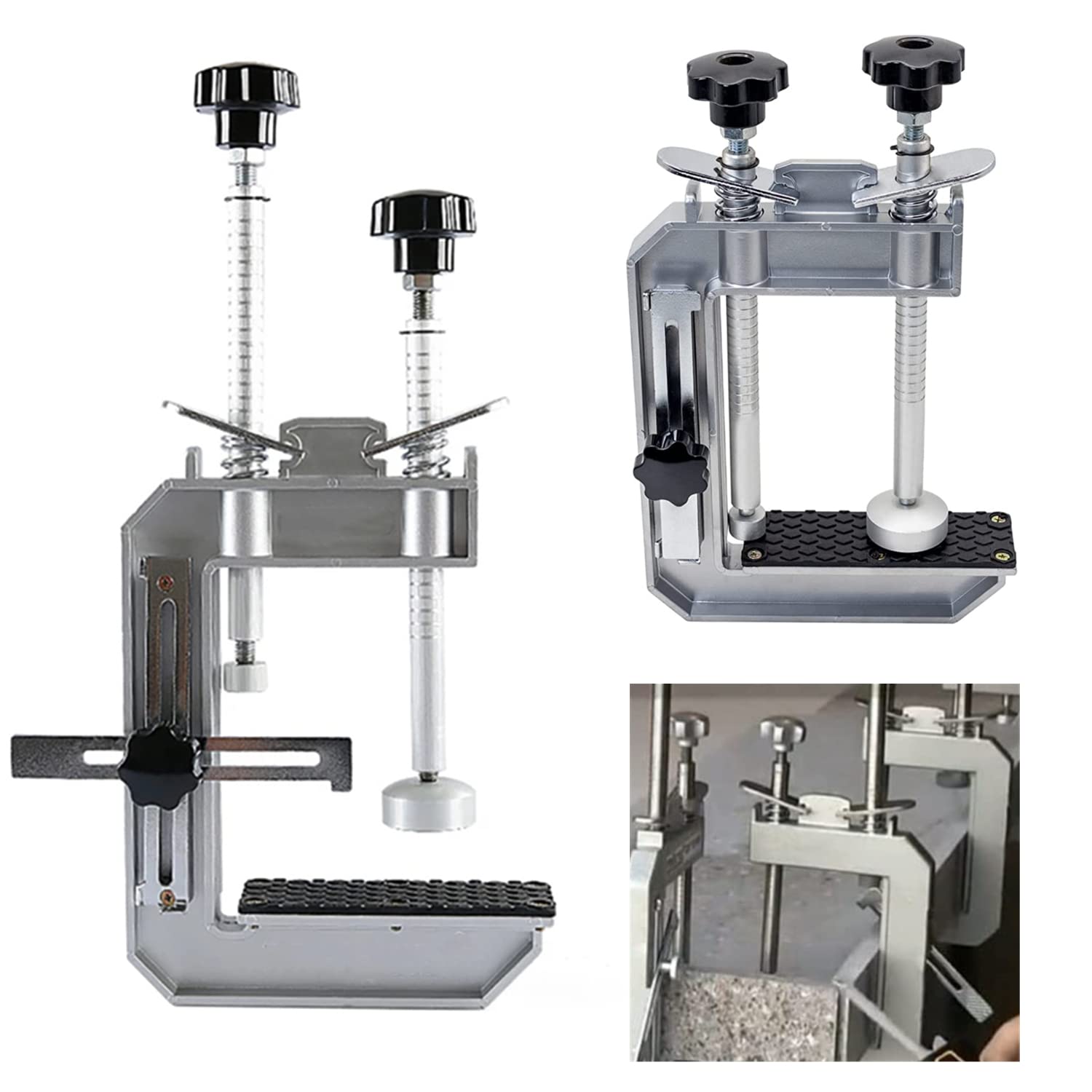 Buy Nisorpa 2pcs 45 Degree Stone Mitre Clamp, Counter top Seam Splicing ...