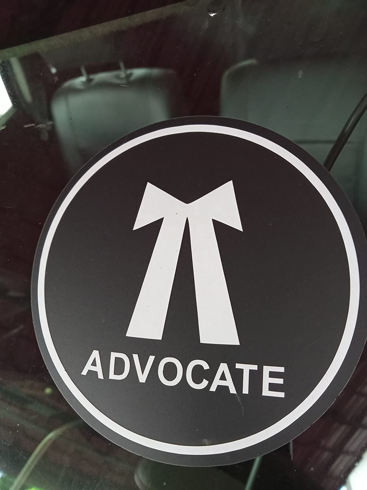 ISEE 360 ® Vinyl Advocate Logo Sticker for Car Front Bike Office ...