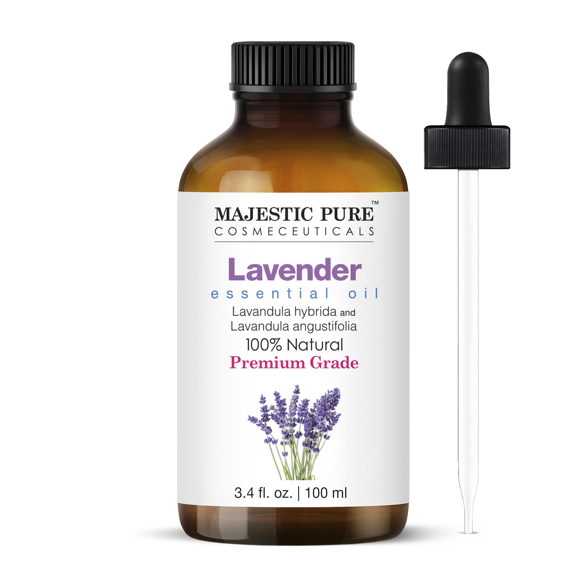 Amazon.com: MAJESTIC PURE Lavender Essential Oil | 100% Pure and ...