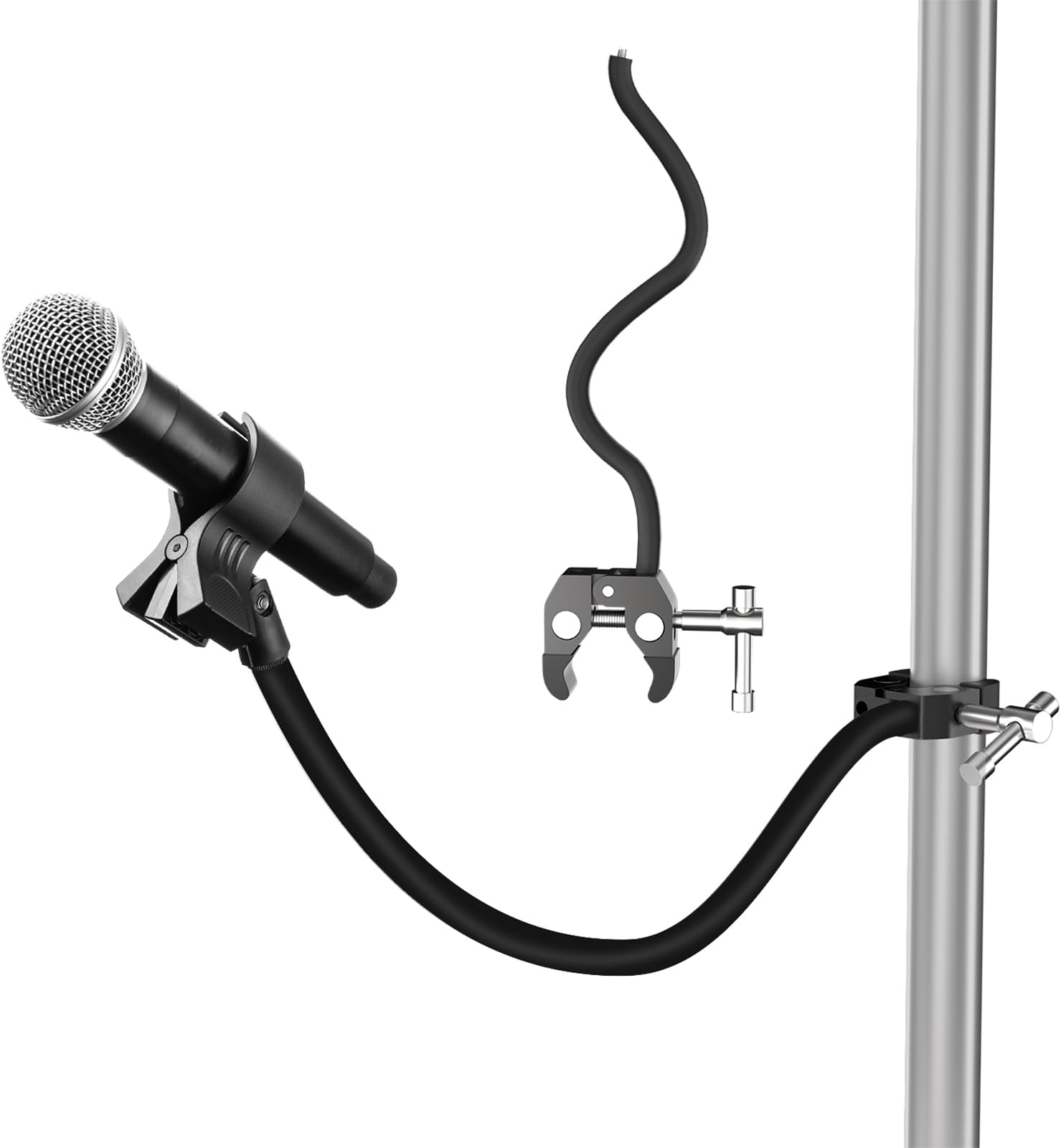 Amazon.com: Mippko Gooseneck Microphone Stand,19.69" Flexible ...