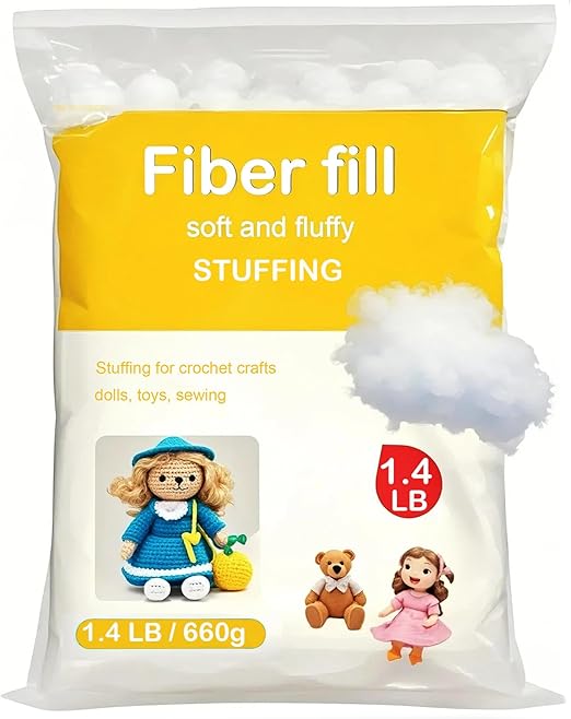 Amazon.com: 23oz Soft Polyester FiberFill Stuffing for Stuffed Animals ...