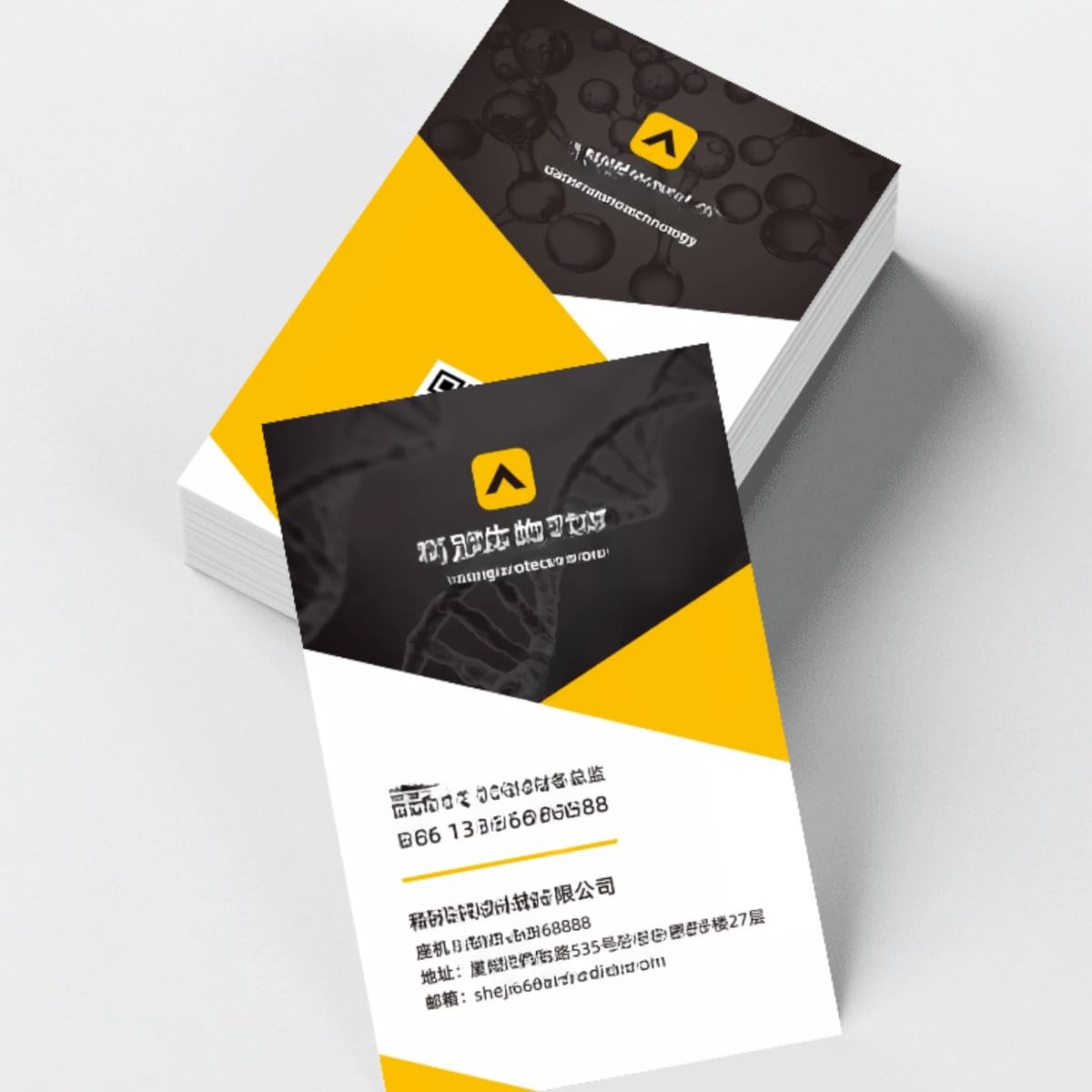 Portrait Business Cards 37 Best Vertical Business Card Mockups