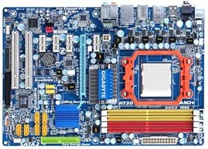 Amazon.com: Gigabyte Socket AM2+/AMD 770/DDR2/A&2GbE/ATX Motherboard GA ...