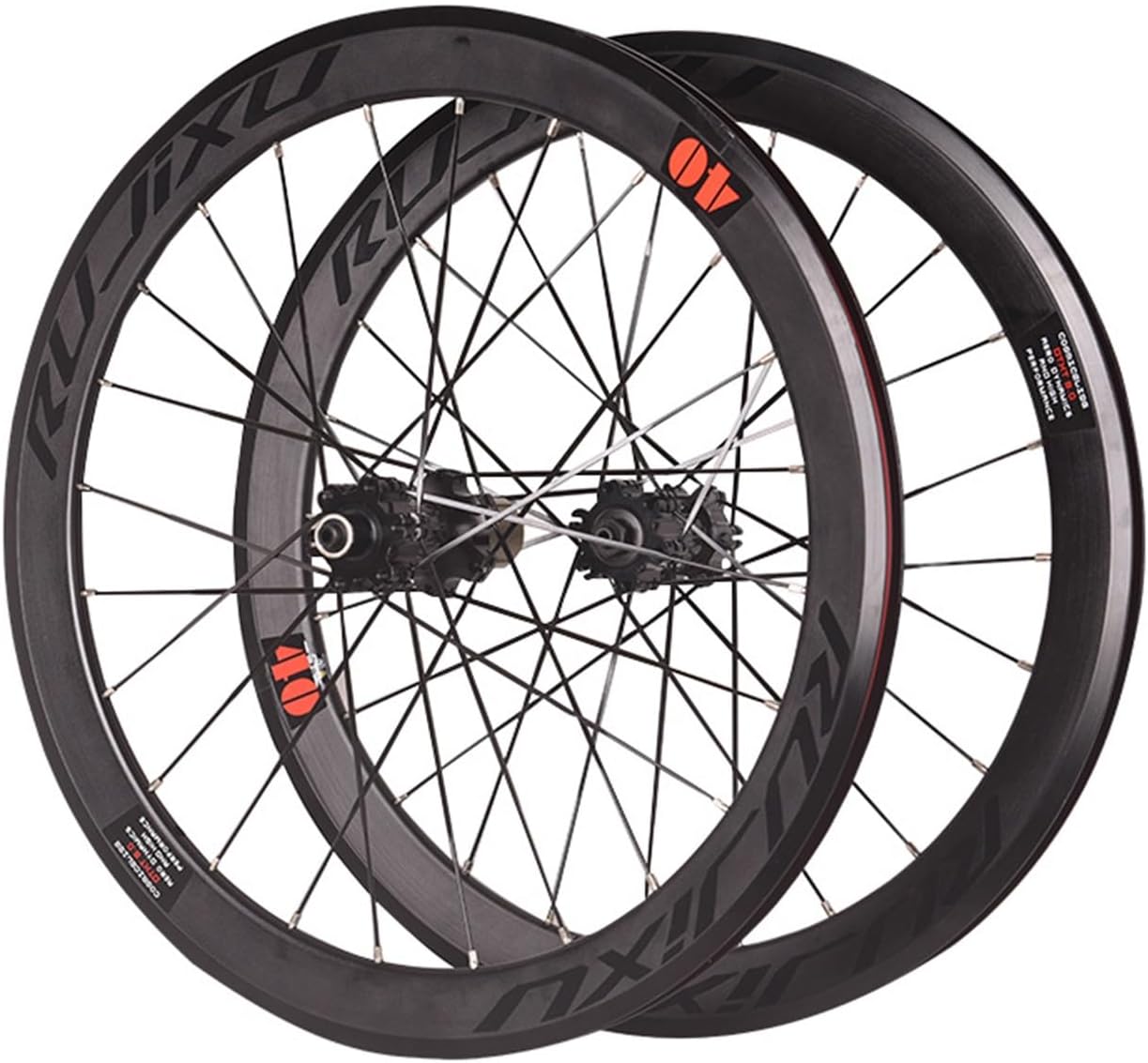 20 Inch Folding Bike Wheelset Wheel Set 406/451 Rims Disc Brake Sealed ...