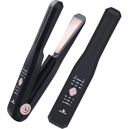 Amazon.com : Travel Cordless Hair Straightener and Curler 2 in 1 ...