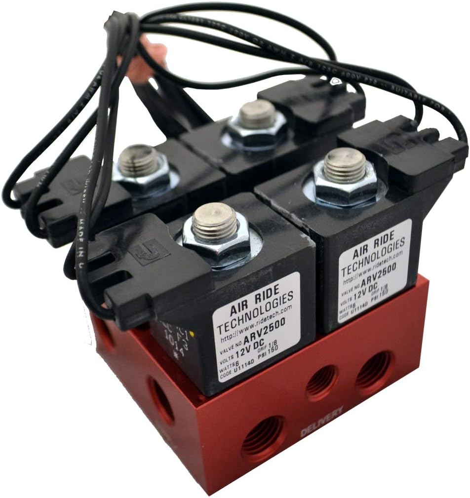 Amazon.com: Ridetech 31932501 RidePro 2-Way Airvalve Assembly (Fittings ...