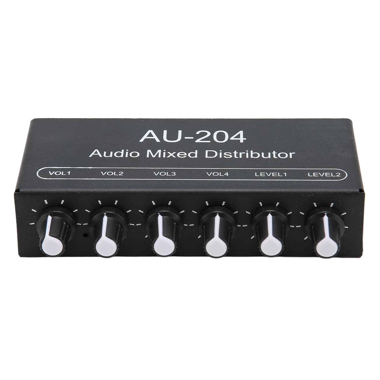 Bewinner Portable Headphone Amplifier Mixer, 4 Channels Metal Stereo ...