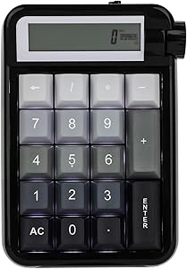 EPOMAKER Cypher 21 2 in 1 Numpad & Calculator, Wireless Mechanical Numeric Keypad with Rotary ...