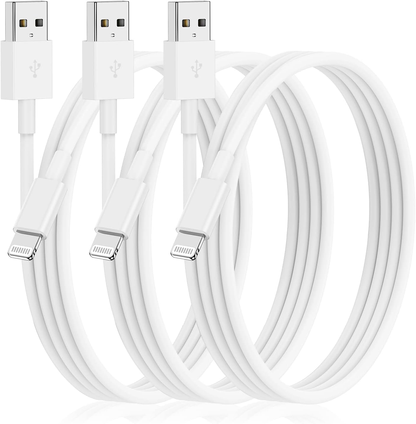 Amazon.com: USB C to Lightning Cable 3FT 2Pack [Apple MFi Certified ...