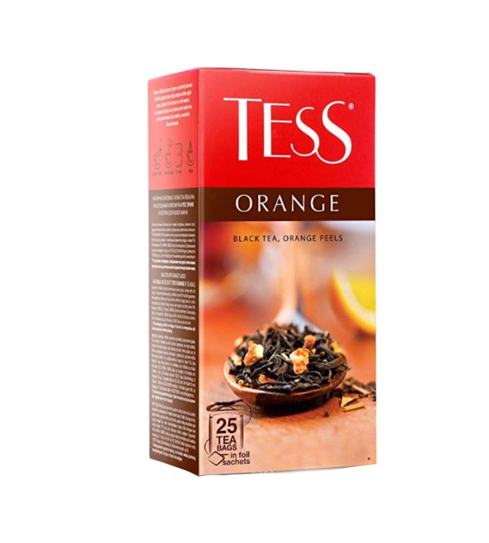 Amazon.com : Tess Orange Black Tea In Bags With Orange Peel ...