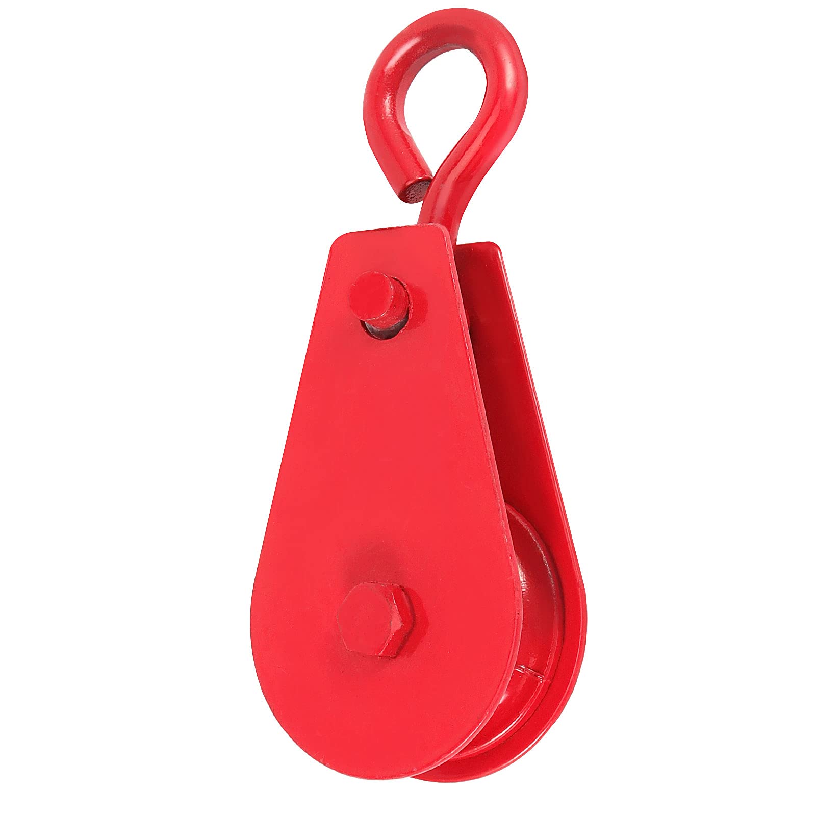 Snapklik.com : 8 Pack Lifting Single Wheel Pulleys, 5.1 Inch Heavy Duty ...