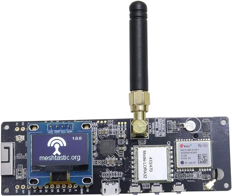 ESP32 Meshtastic T-Beam V1.1 LoRa Wireless Modul WiFi NEO-6M mit OLED ...