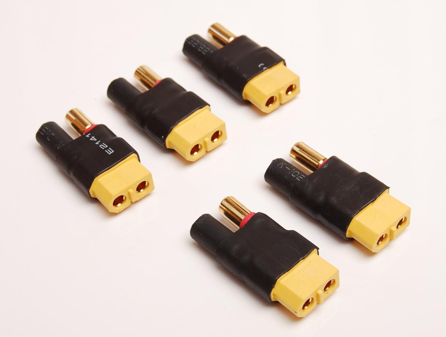 Amazon.com: Lot(5) XT60 Female to Male 5.5mm Banana Bullet Connector ...