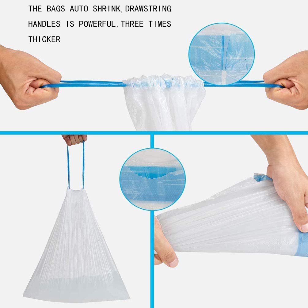 Snapklik.com : Small Trash Bag, 2.6 Gallon Garbage Bags Bathroom Trash ...