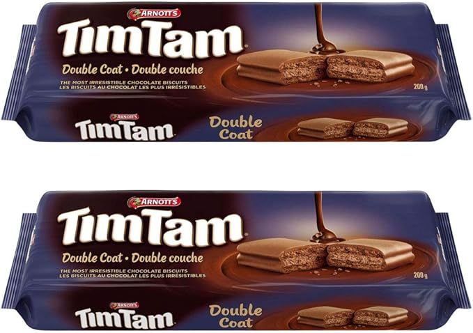 Tim Tam Galleta de chocolate de doble capa, 200 g, paquete de 8 ...