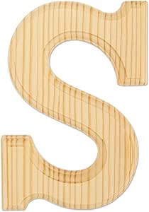 Amazon.com: Juma Farms 6" Wood Letter: S