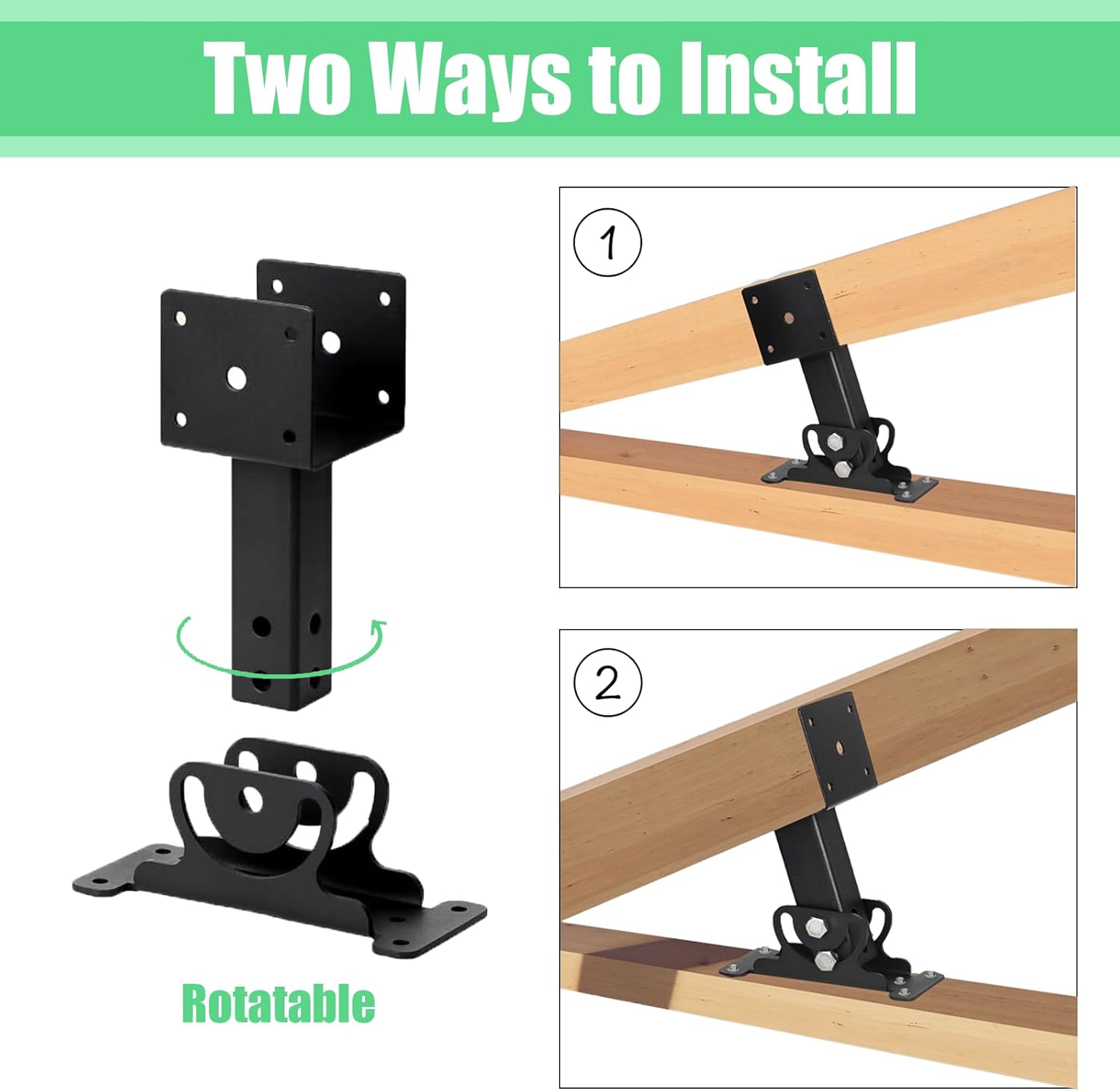 3pcs Roof Riser Brackets Kit Pergola Roof Riser Kosovo | Ubuy