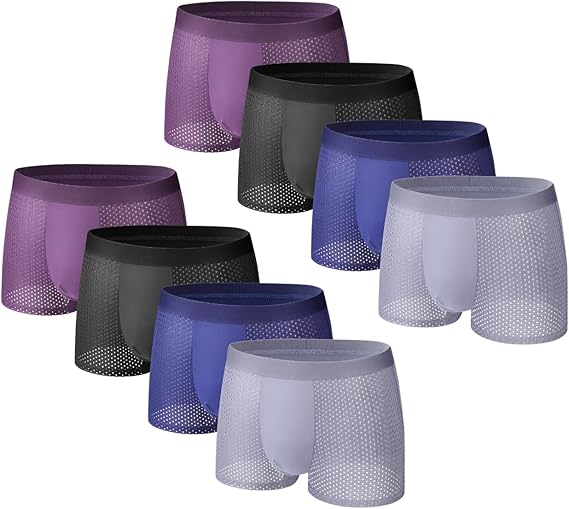 Box Hero Boxer Briefs- Breathable Mens Underwear, Built-in with 3D ...