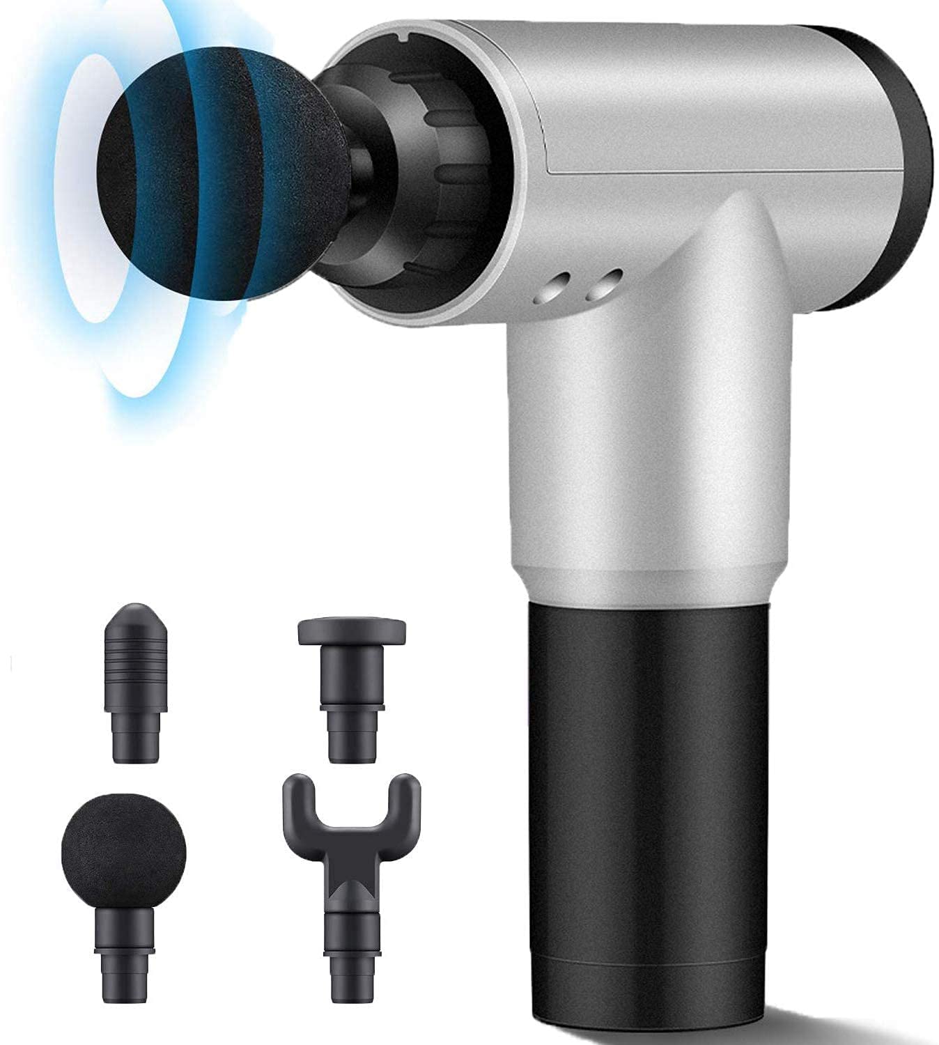 Rfv1 Battery Powered Fascial Gun Massage Gun Deep Tissue Percussion ...