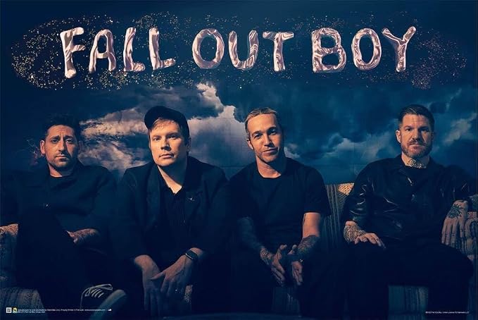 Amazon.com: Scorpio Posters Fall Out Boy - Group Shot - Officially ...