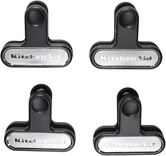 KitchenAid 4x Food Bag Clips, for Tight Seal Food Storage, Dishwasher ...