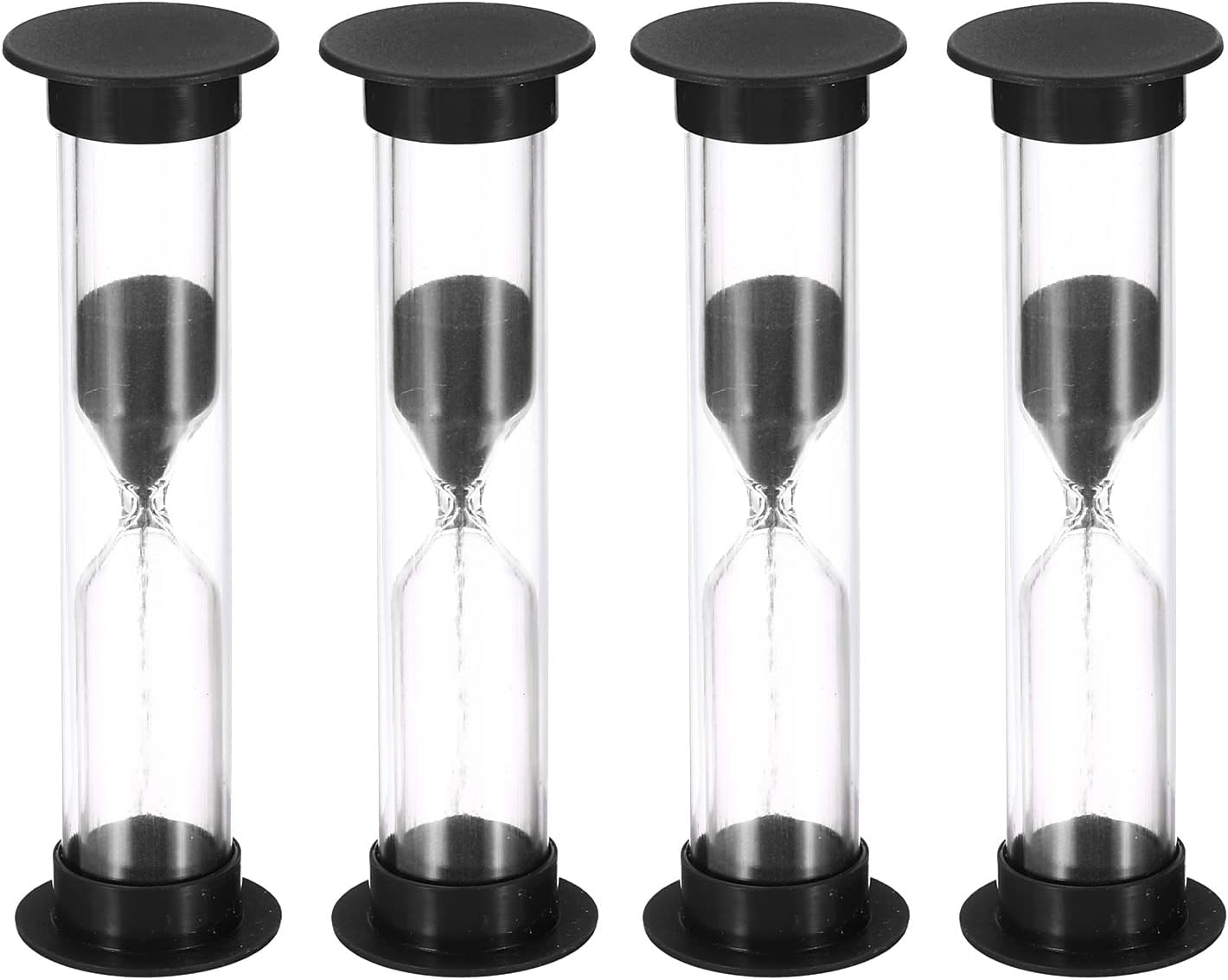 Amazon.com: PATIKIL 1 Minute Sand Timer, 4Pcs Small Sandy Clock with ...
