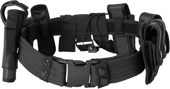 DUPDMKIN Utility Belt 10 in 1 Duty Belts Law Enforcement with ...