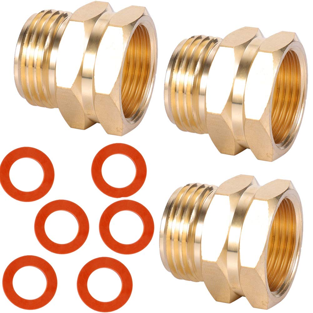 Amazon.com : Brass Pipe to Hose Fitting,3/4 NPT Female X 3/4 Hose ...
