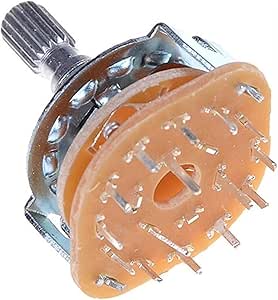 Amazon.com: Rotary Encoder 3P4T Single Deck Rotary Switch Band Selector ...
