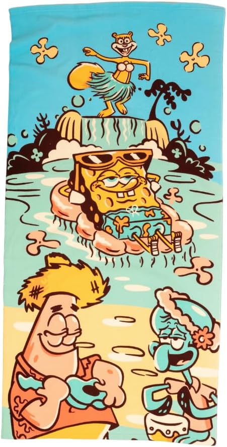 Amazon.com: Spongebob Squarepants Super Soft Lightweight 100% Recycled ...
