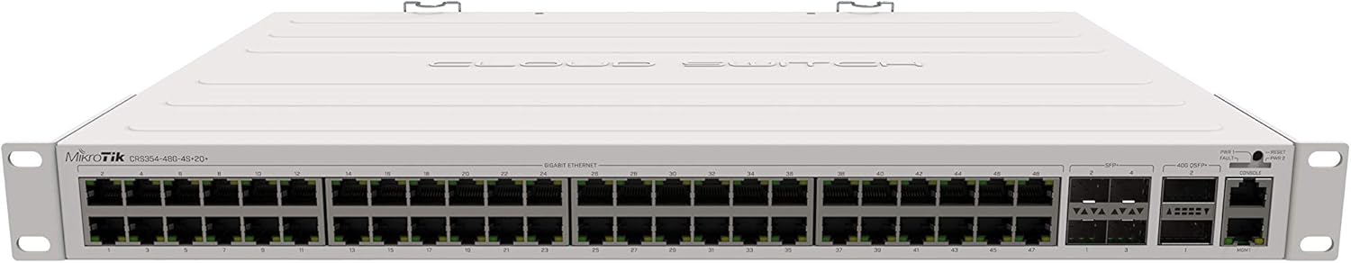 Switch MIKROTIK CRS354-48G-4S+2Q+RM : Mikrotik: Amazon.es: Informática