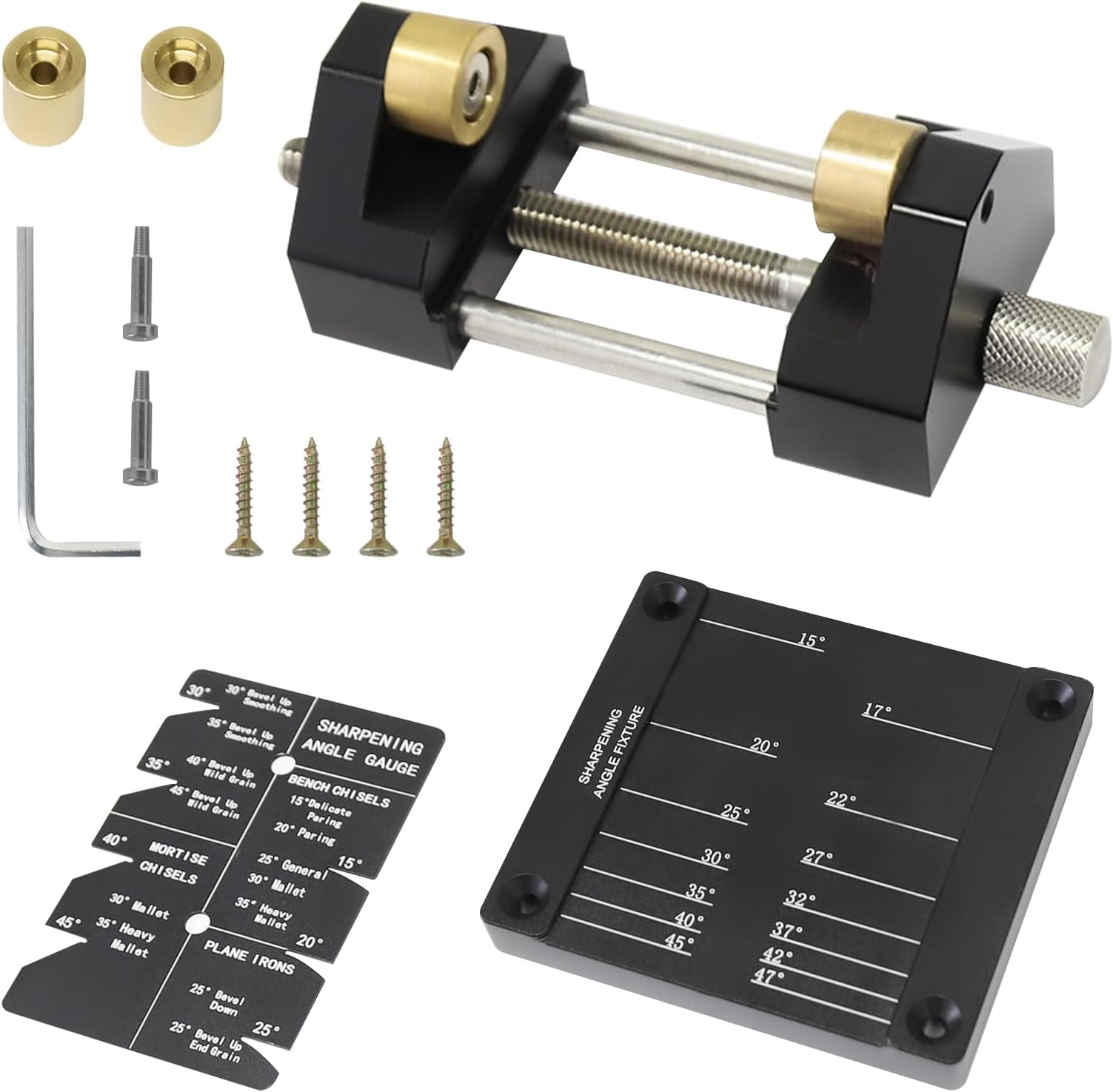 Amazon.com: Gubeter Chisel Sharpening Jig Kit, With 5/32" to 3" Chisel ...