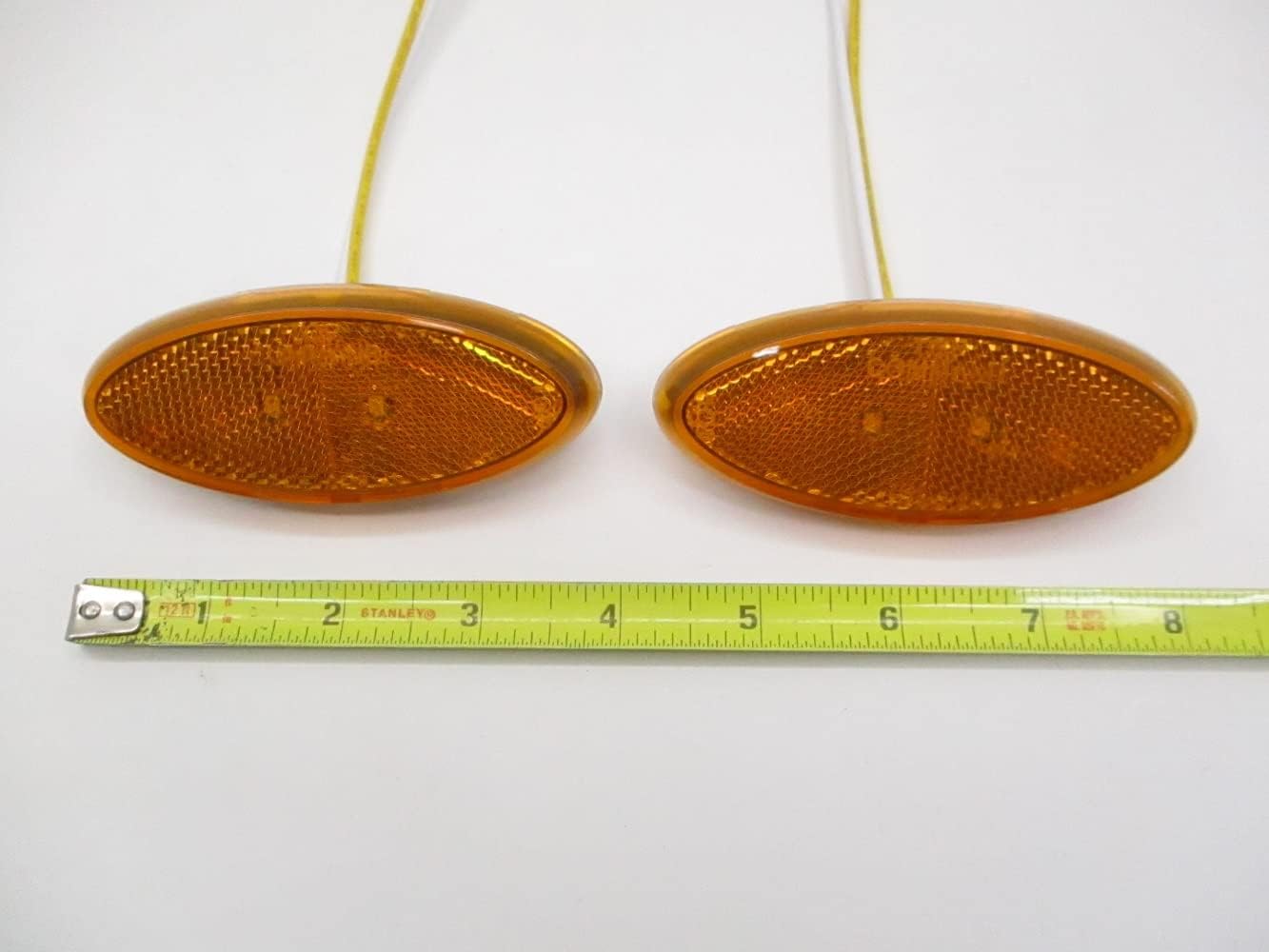 Amazon.com: C2W (2) 4 inch Amber LED Side Marker Clearance Lights Truck ...