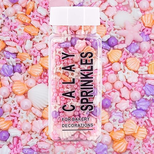 Amazon.com: Pink Sprinkles Edible Cake Decorating, Valentines Sprinkles ...