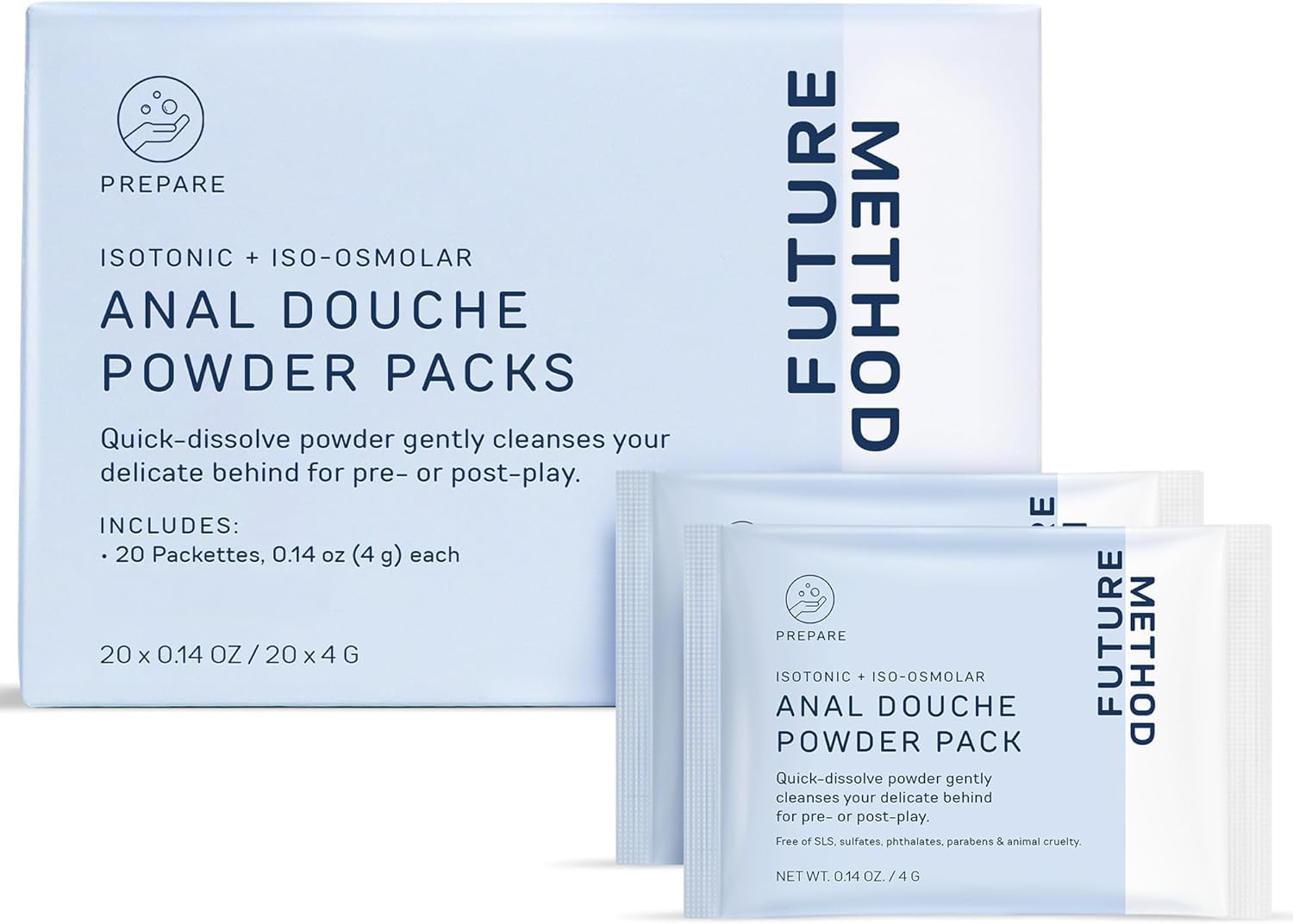 Amazon.com: Anal Douche Powder with Reuseable Beaker - pH Balanced ...