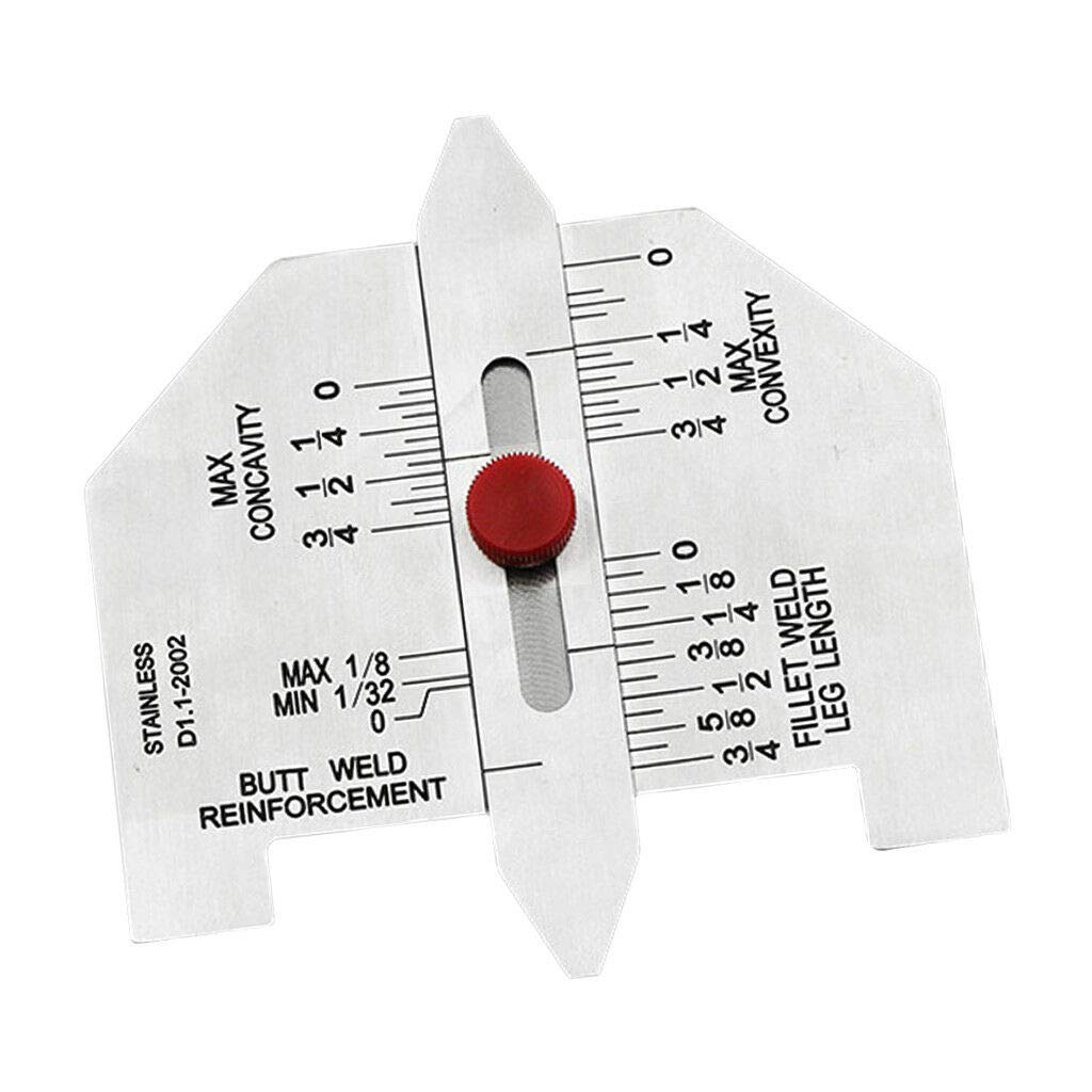 Automatic Weld Size Stainless Steel Welding Gauge GAGE (INCH) : Amazon ...