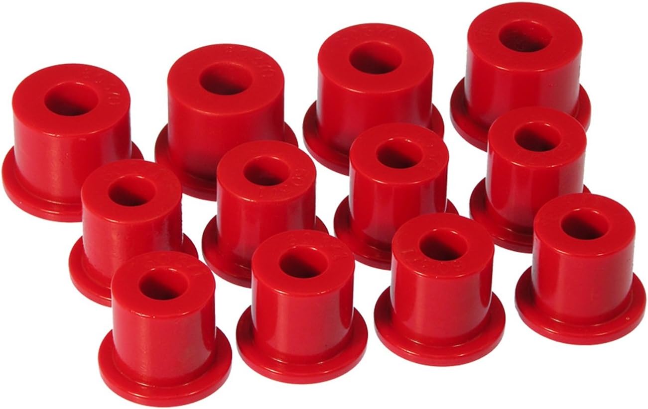 Amazon.com: Prothane 1-802 Red Rear Frame Shackle Bushing Kit for CJ5 ...
