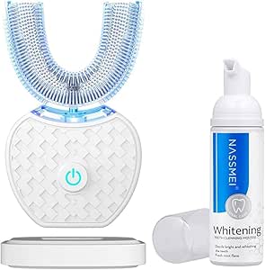 Ultrasonic Toothbrush, Automatic Toothbrush, 360 Auto Sonic Toothbrush, Teeth Whitening Brush ...