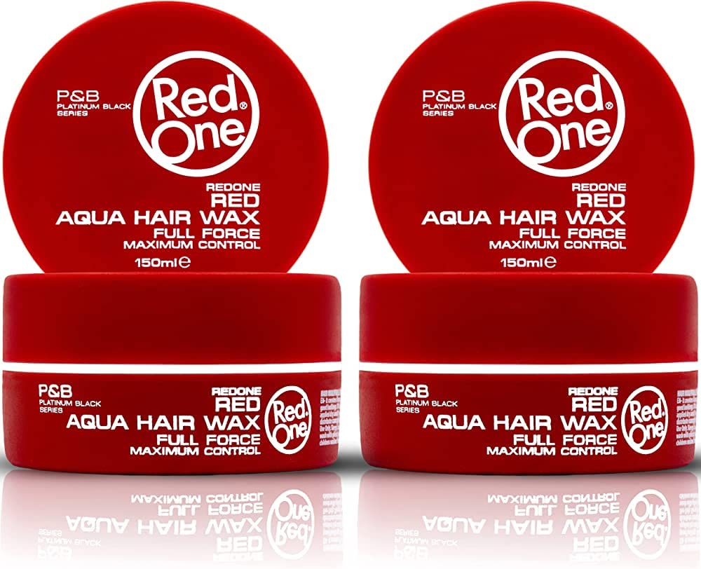 Amazon.com: 4 X Red One Maximum Control Red Aqua Hair Wax 150ml