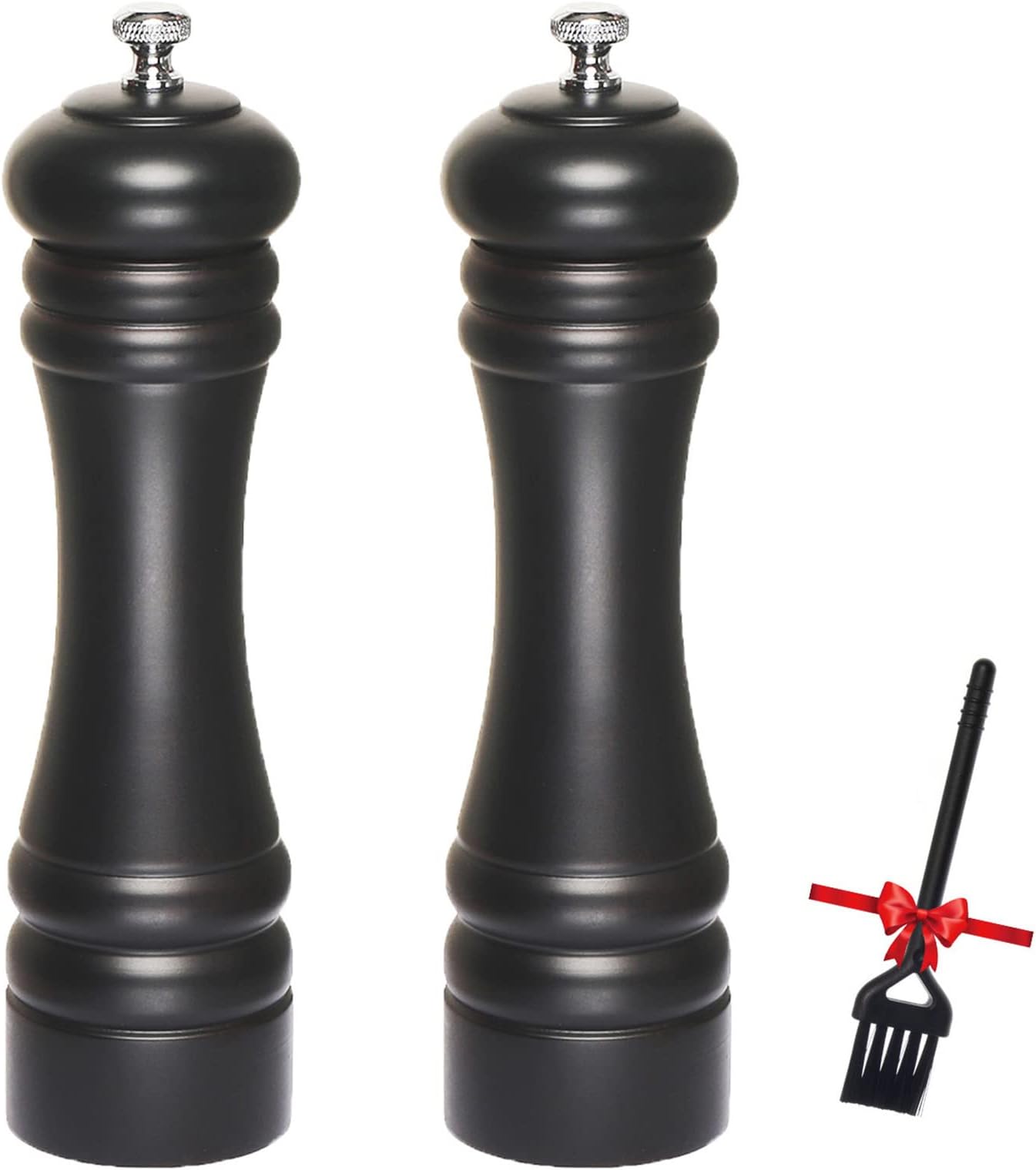 Amazon.com: JOIDXIR Pepper Mill Black Pepper Grinder Mill Wood ...