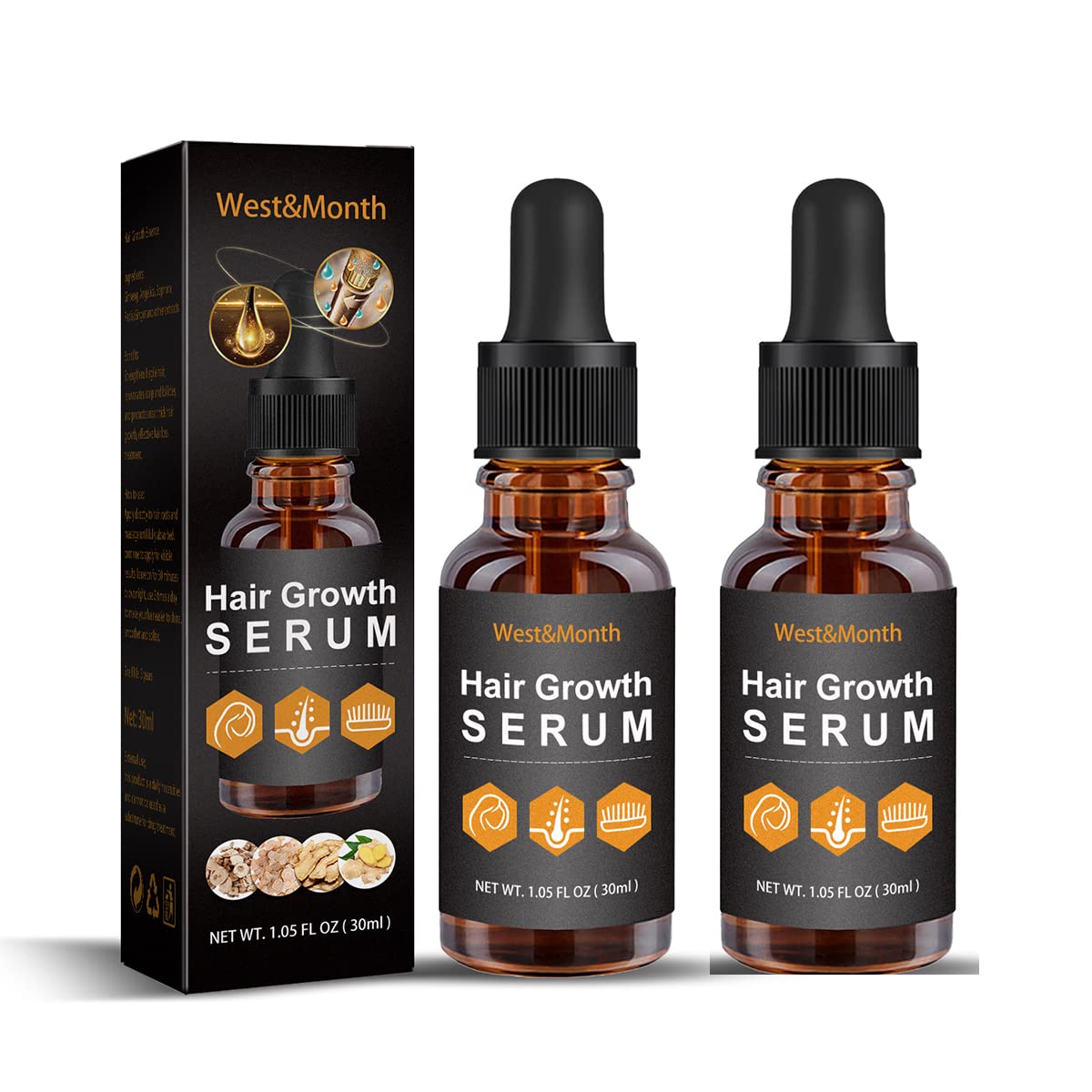 Amazon.com : ANRUI Allurium Hair Growth Serum, Serum For Black Women ...