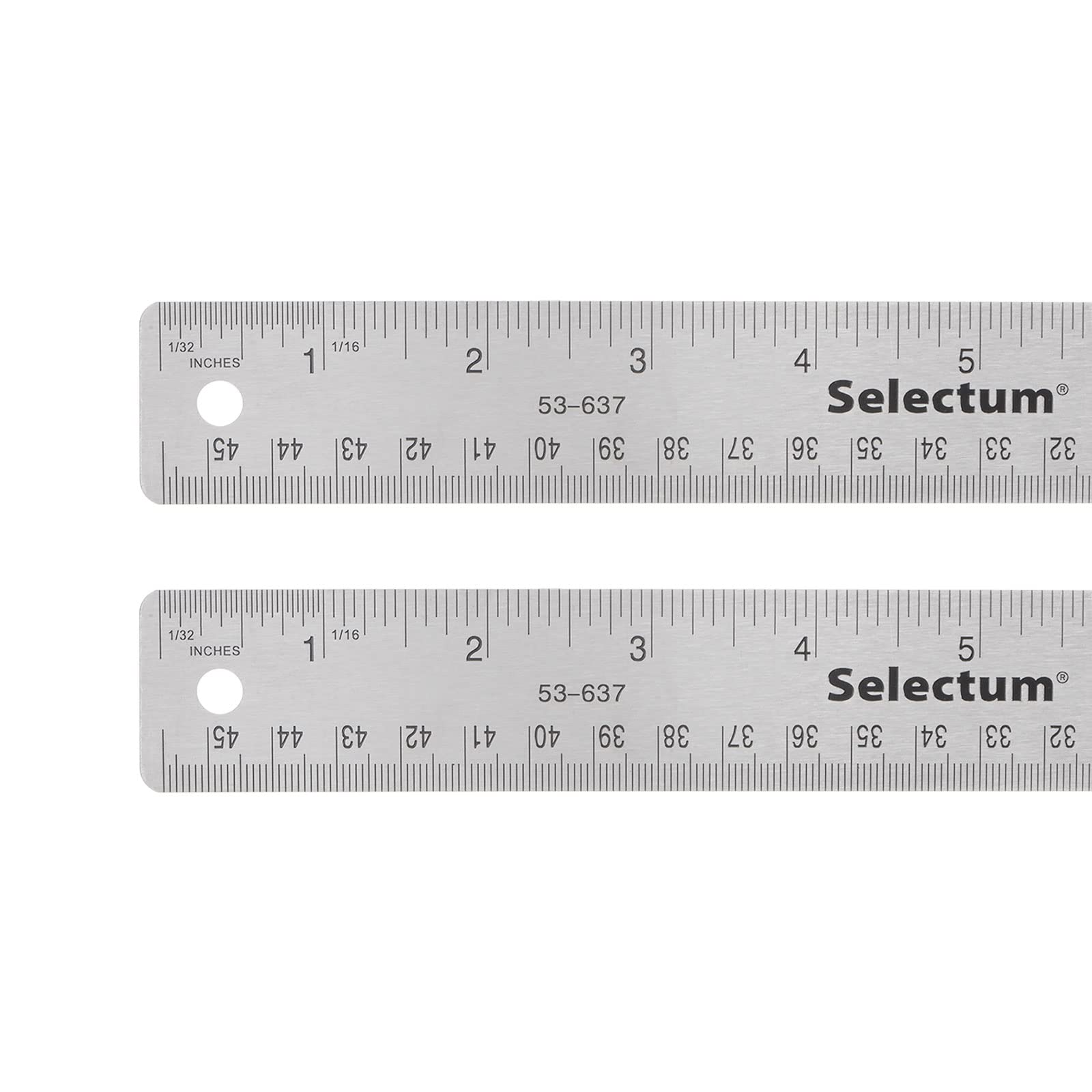 Amazon.com: HARFINGTON 2pcs Stainless Steel Rulers with Non-Skid ...