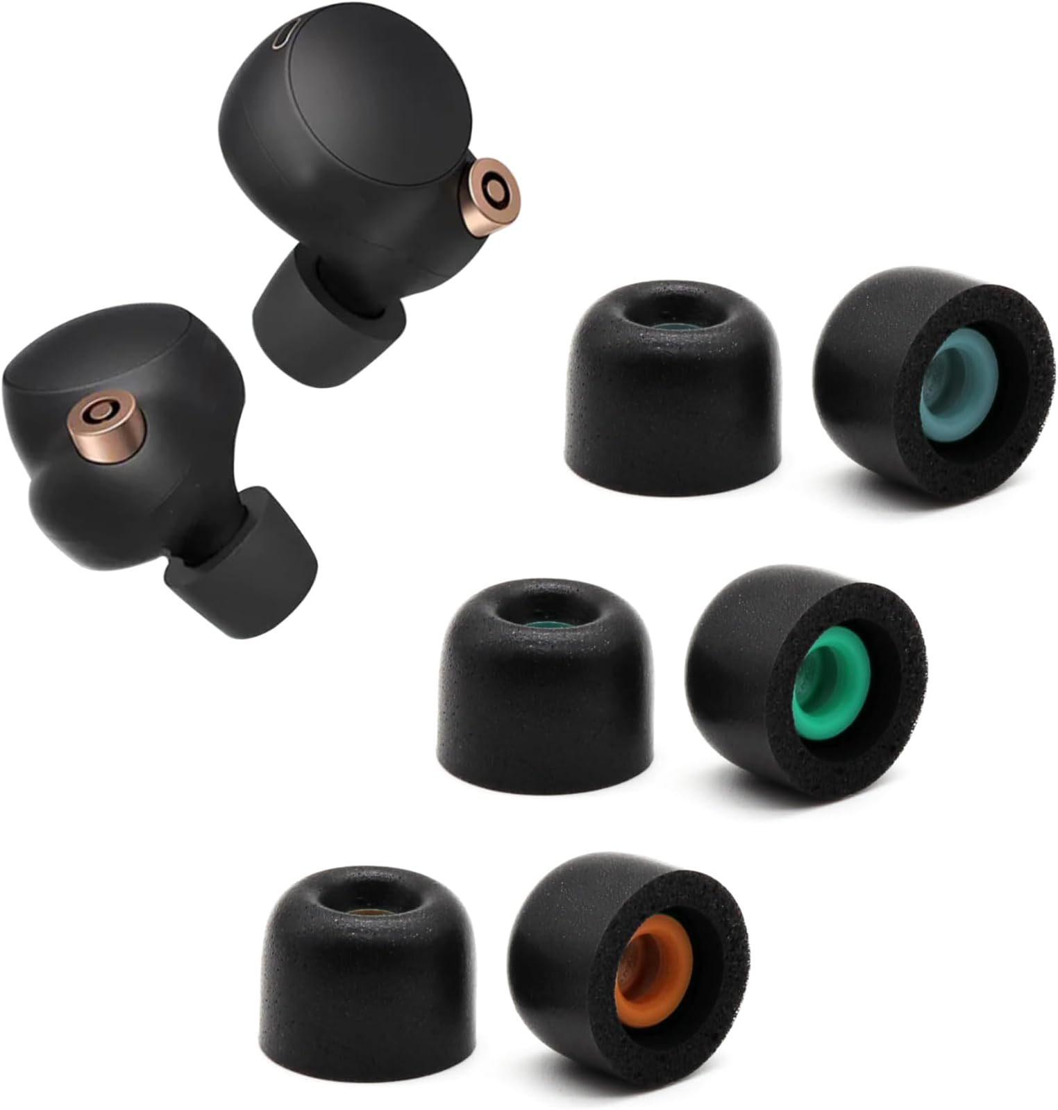 Memory Foam Eartips Ear Buds for Sony WF-1000XM4 Ear Tips Replacement ...