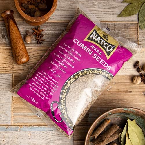 Natco Foods Jeera Cumin Seeds 1kg - Chilli Wizards : Amazon.co.uk: Grocery